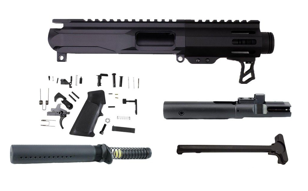 - NBS 4″ Slick Side Billet 9mm M-LOK Pistol Kit - AR15Discounts