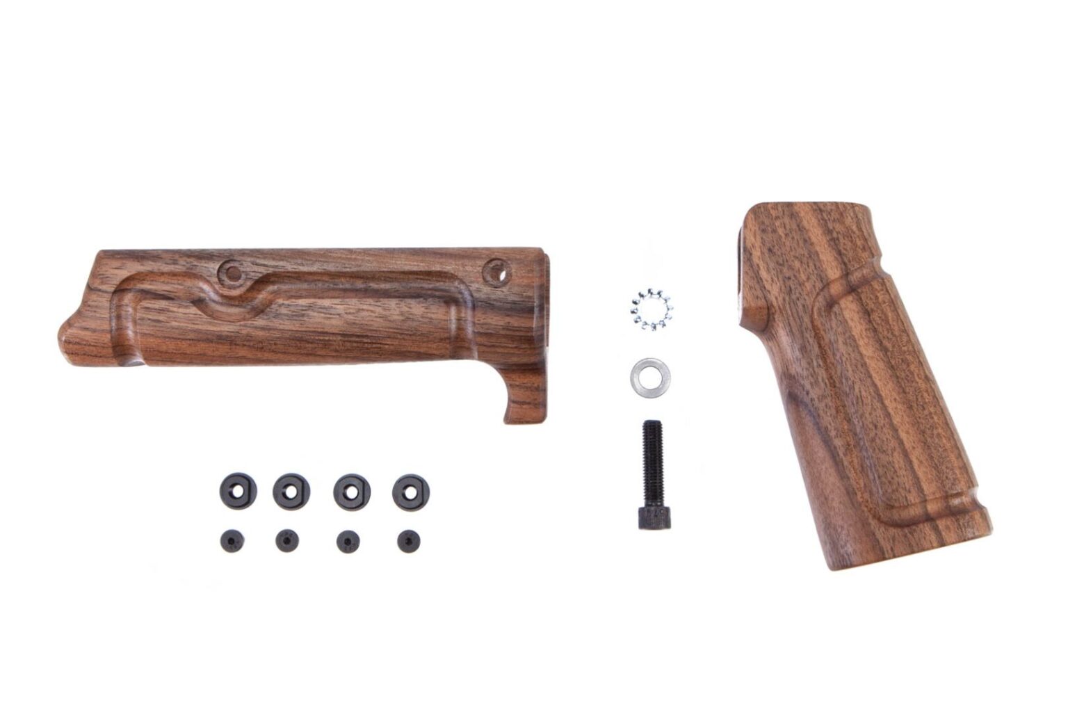 - Battle Arms 2 Piece French Walnut Wood Furniture Kit for Rigidrail ...