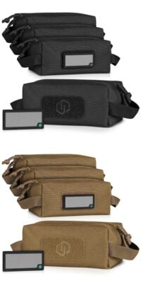 - Savior Equipment 4-PACK Loose Soft Accessories Carrier, 9"x4"x4" w/ 8 Writeable Patches ...