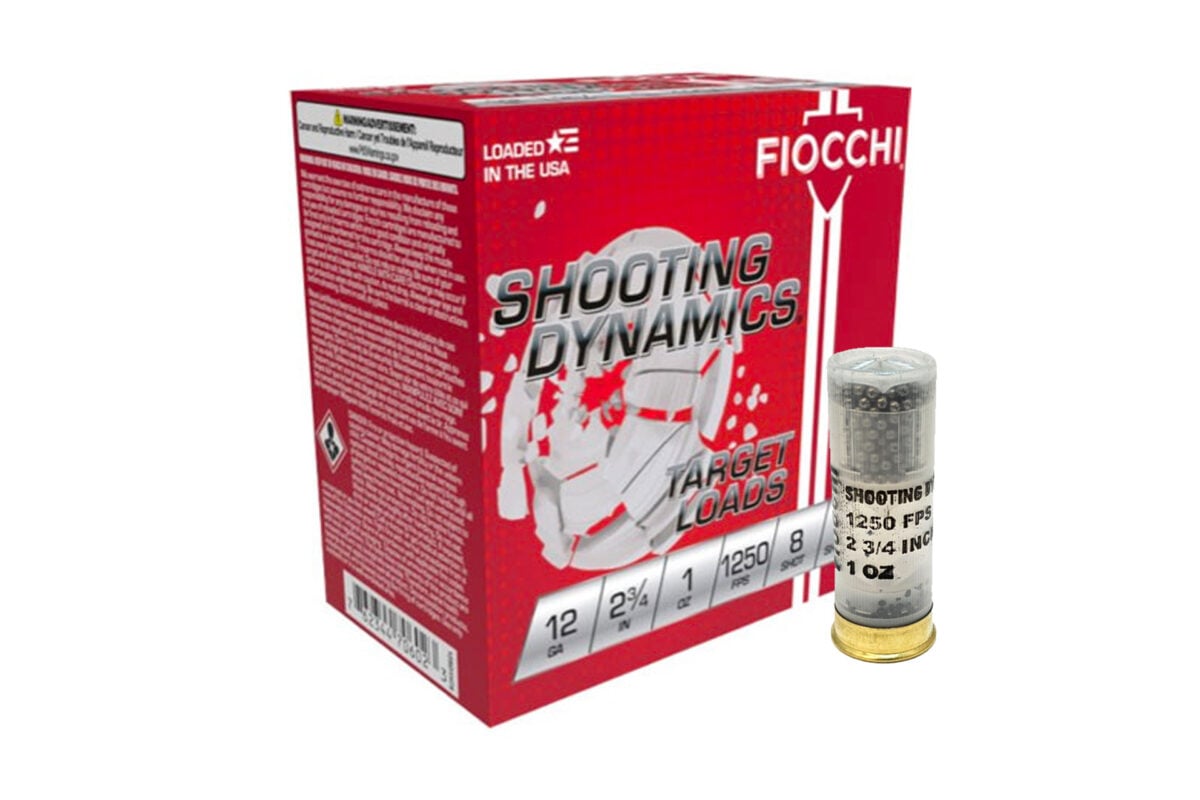 12SD1X8 - Fiocchi 12 Gauge Ammunition Target Loads 12SD1X8 2-3/4 8 Shot ...
