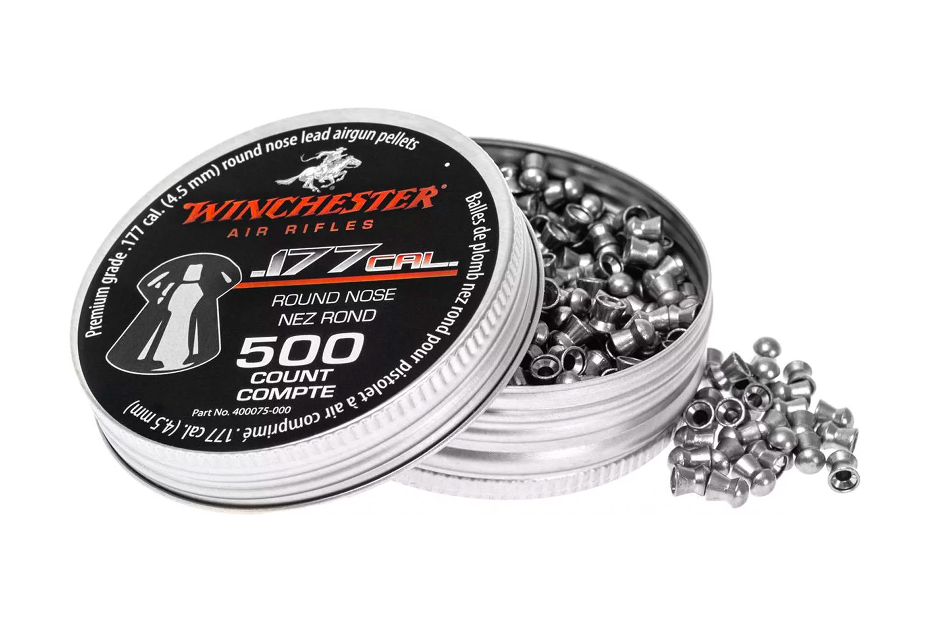 987419-406 - Winchester Airguns .177 Cal. Round Nose Pellets - 500 ...
