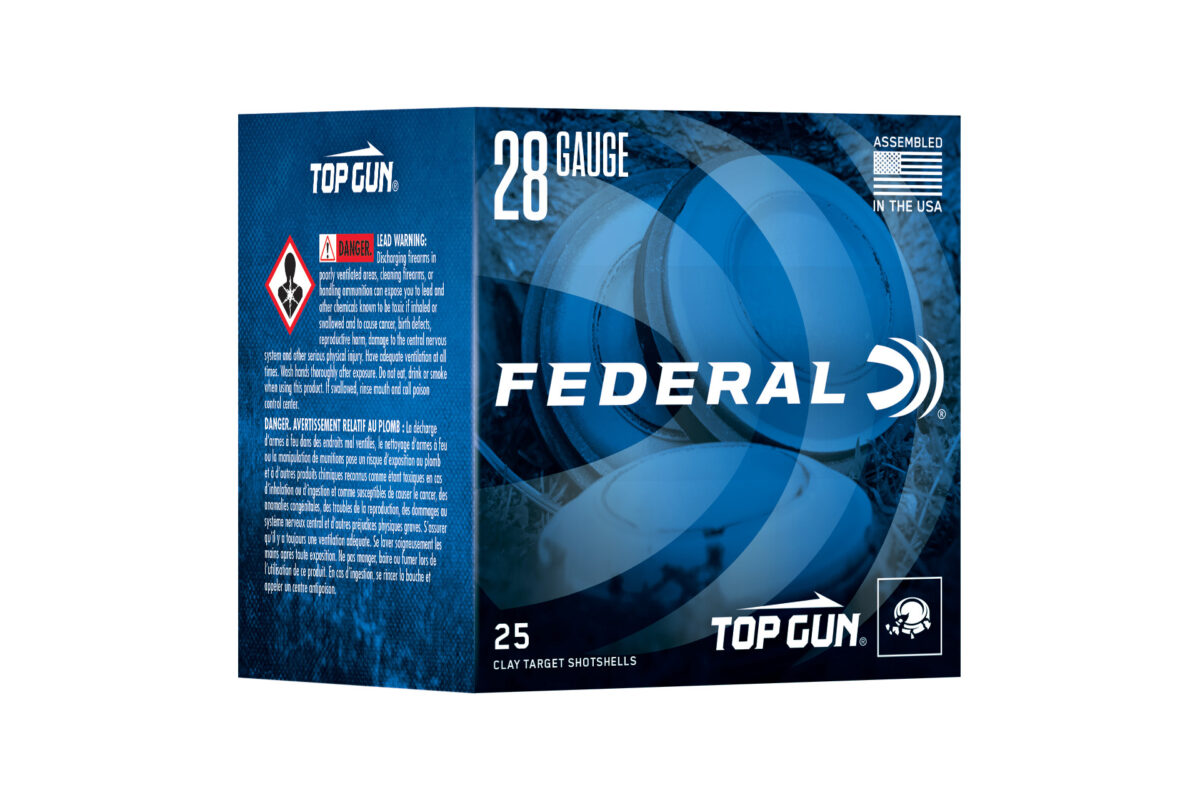 117658 - Federal TGS28219 Top Gun Sporting 28 Gauge 2.75 3/4 oz 9 Shot ...