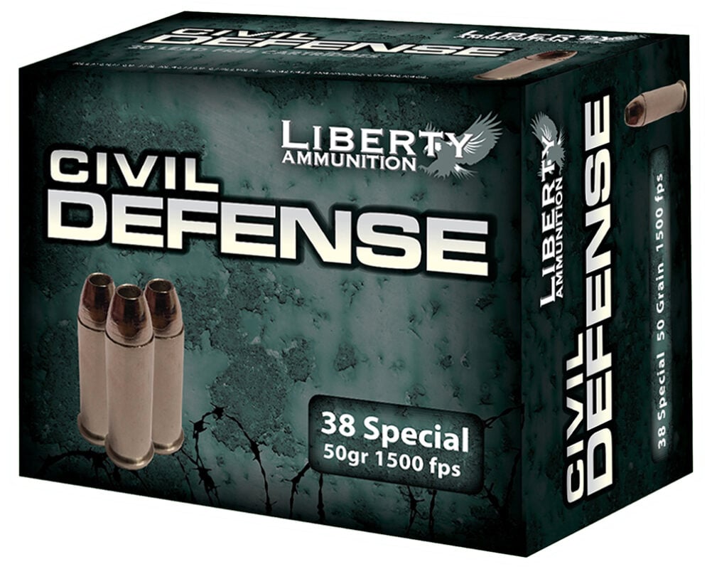 93261 - Liberty Ammunition LACD38025 Civil Defense 38 Special 50 gr ...