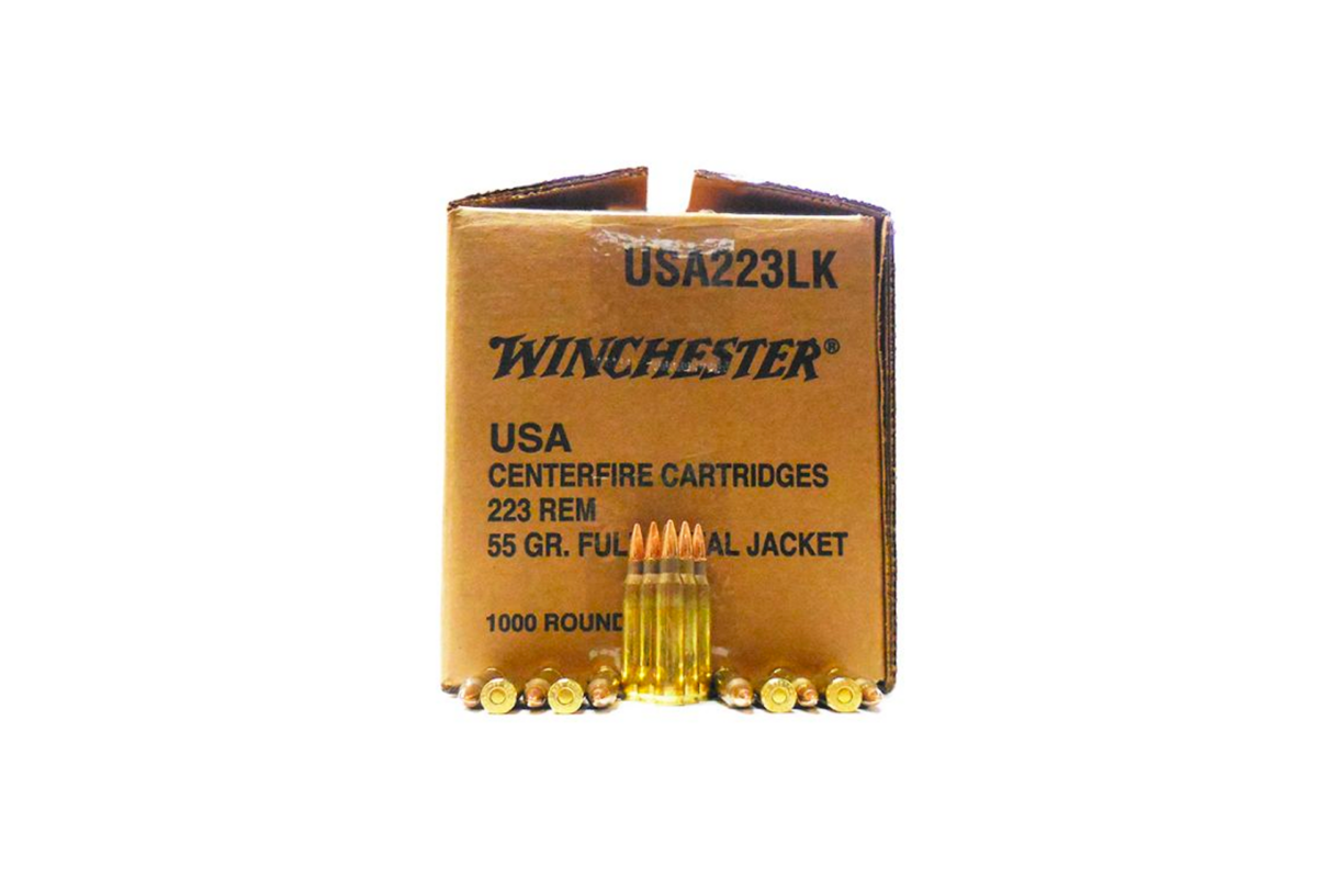 46630 - Winchester Ammo W2231000 USA 223 Rem 55 gr Full Metal Jacket ...