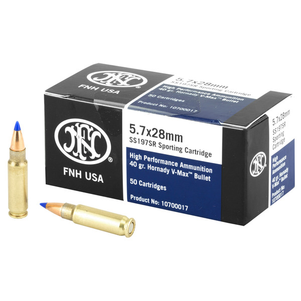 SS197SR - Federal SS197SR FN 5.7x28mm 40 gr V-Max 50 B Rifle Ammo - 50 ...