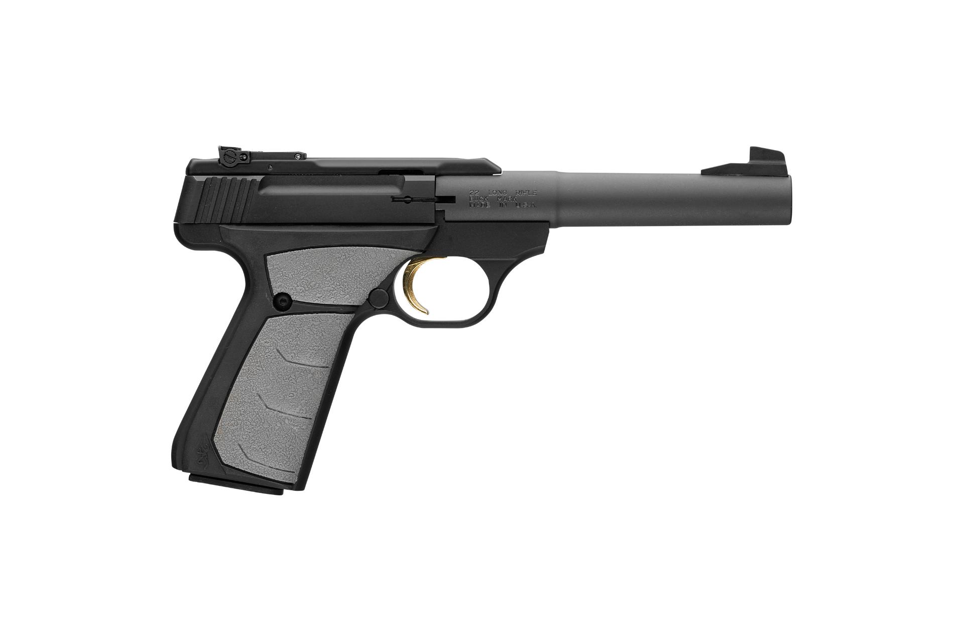 - Browning Buck Mark Camper 5.5" 22LR 10Rd Target Semi-Auto Pistol ...