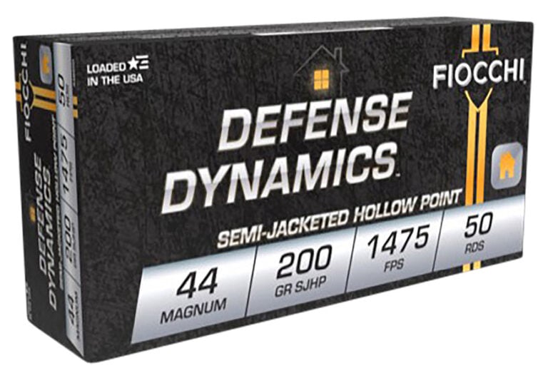 44B500 - Fiocchi 44B500 Defense Dynamics 44 Rem Mag 200 gr Semi ...