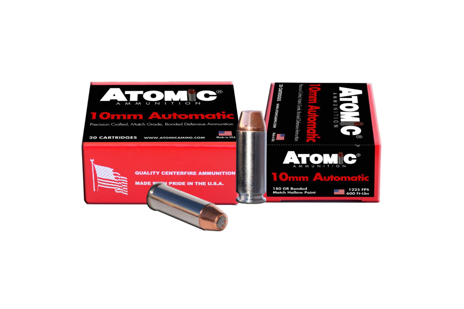 A00457 - Atomic Ammunition 00457 Pistol 10mm Auto 180 gr Bonded Match ...