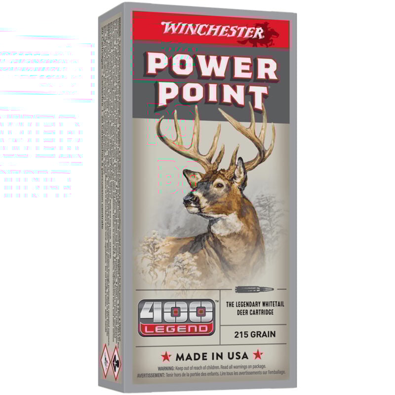 X4001 - Winchester Ammunition POWER-POINT 400 Legend 180 Grain Power ...