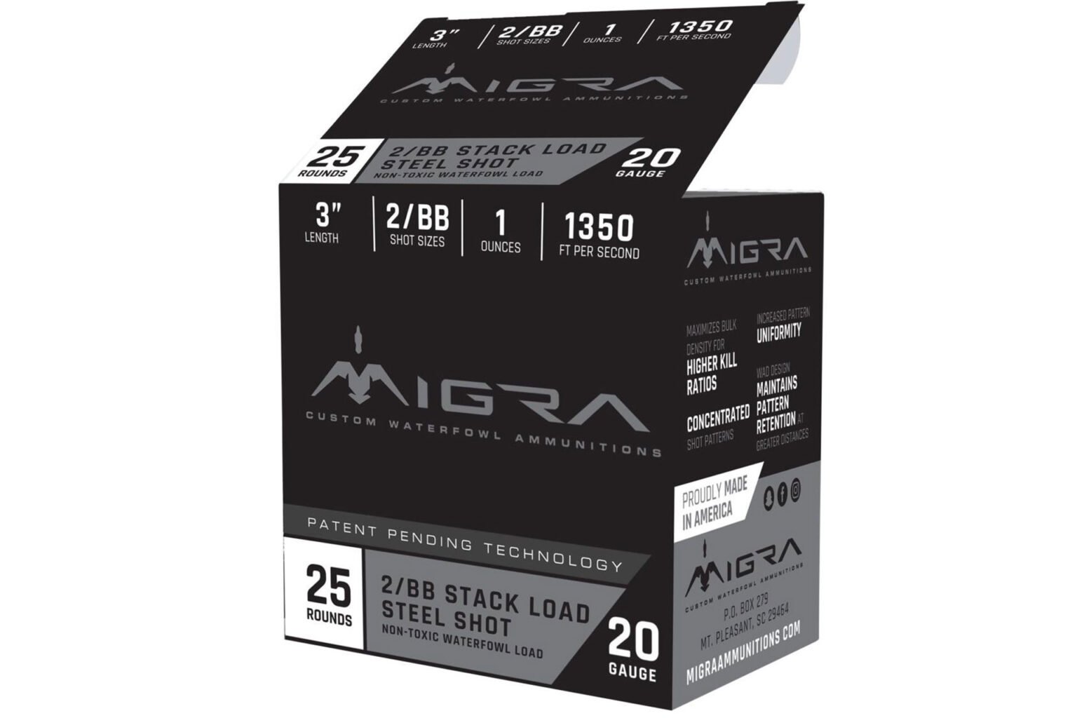 M-20SB4-6 - Migra Timber Plus 20 Gauge 1 oz 3" Steel/Bismuth - Staxd ...