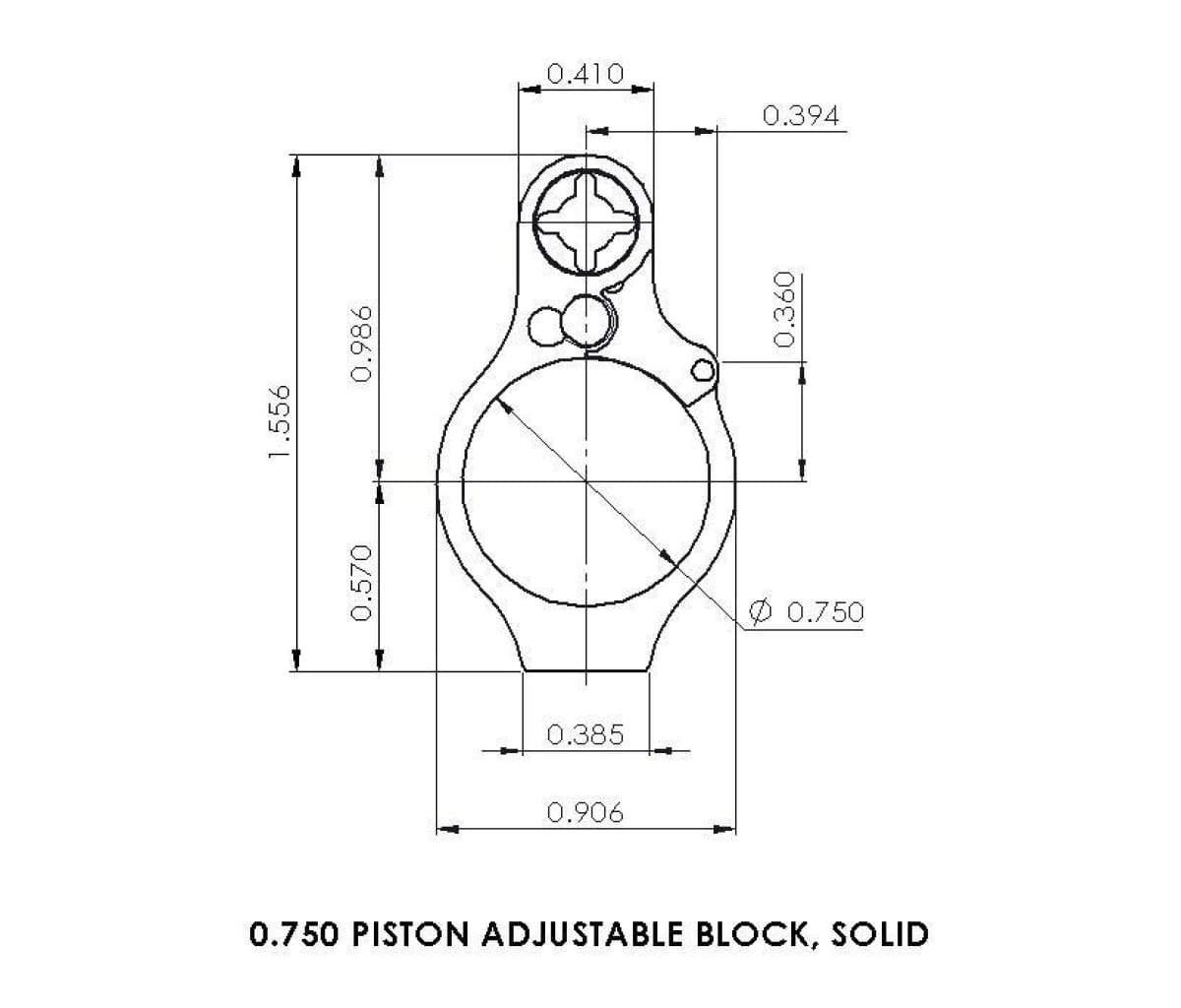 SABO-PS-R750SM - Superlative Arms .750 Adjustable Piston System - Rifle ...
